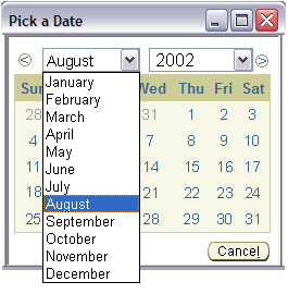 BLAF Guidelines - Date Picker