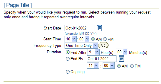 BLAF Guidelines - Scheduling Templates