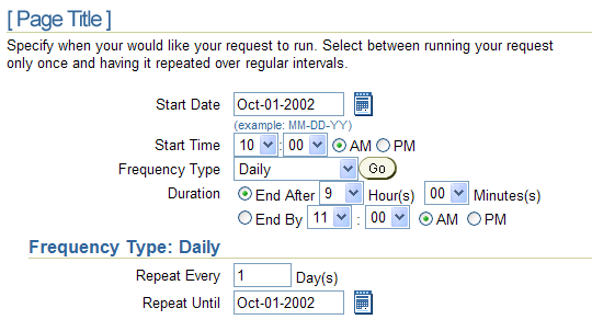 BLAF Guidelines - Scheduling Templates